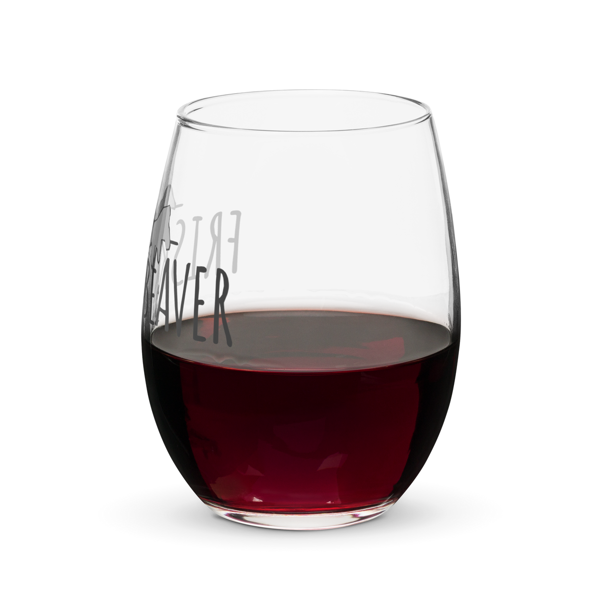 Frisky Beaver Stemless wine glass – Frisky Beaver | Smoke&Gamble